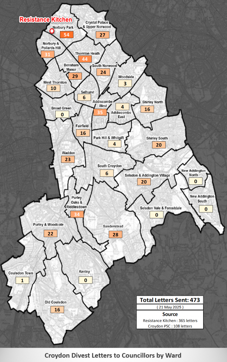Help Send 1000 Letters – Croydon Council Divest From Genocide ...